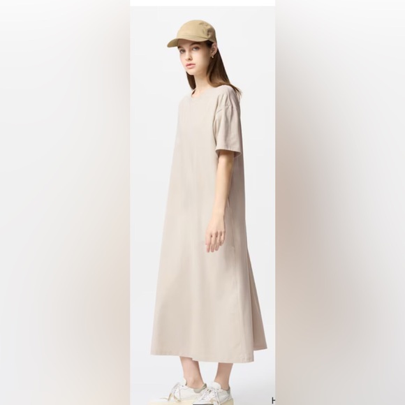 Uniqlo | Dresses | Uniqlo Light Green Airism Dress Medium | Poshmark